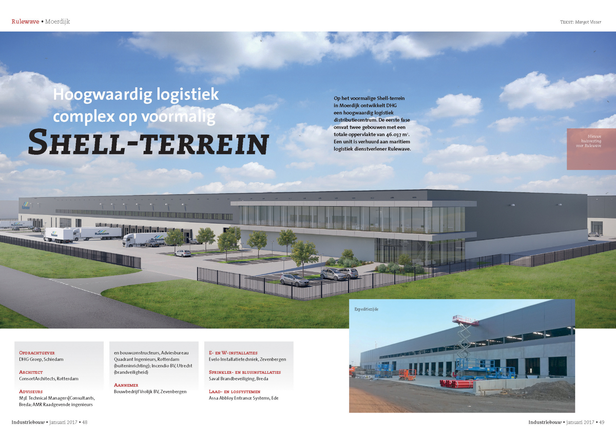 NL | Industriebouw: Hoogwaardig logistiek complex op voormalig Shell ...
